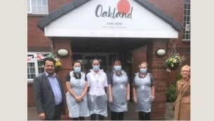 Rochdale care home receive special visit from local council