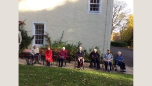 Murrayfield House care home’s Remembrance Service