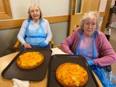 Fruit flans for all at Winifred Dell Care Home