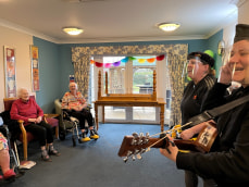 Interactive music and songs session