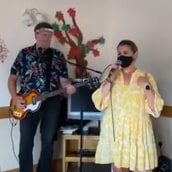 Winifred Dell residents enjoy an interactive music session