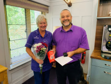 Debbie Matthews 25 years Long service award