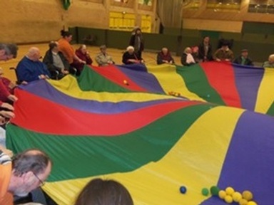 Hebburn Court residents take part in sports day