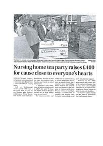 Nursing home tea party raises £163,400 for great cause