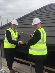 Topping Out Ceremony with Edward Argar MP at Mountview Care Home