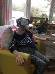 Churchfields care home take armchair travel to the next level