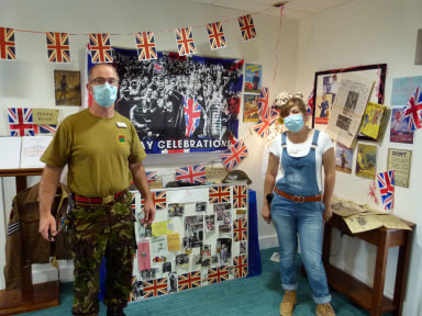 VE Day display