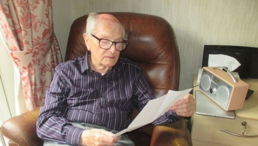 Perth care home Residents send postcards to Strathallan pen pals