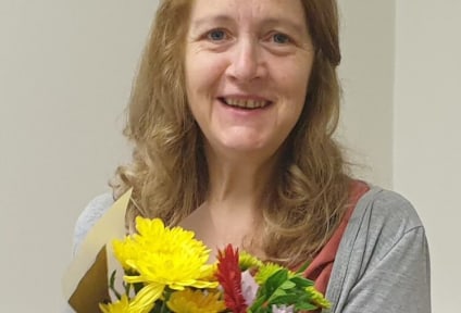 Sue marks 23 years at The Old Vicarage