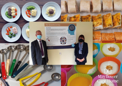 Elior UK CEO Catherine Roe visits Mayflower Care Home