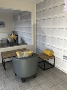 Norley Hall residents reunited with loved ones in COVID safe lodge