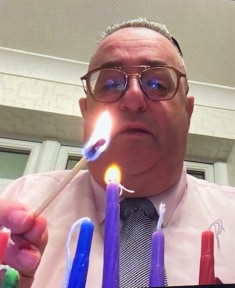 Celebrating the 5th day of Chanukah via Zoom
