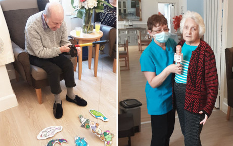 Games and karaoke fun at Woodstock Residential Care Centre