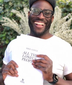 Author, Mike Gayle talks to residents about his new book