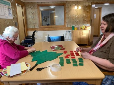 Winifred Dell spruce up their arts and crafts