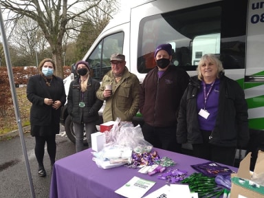 Unison Bus visited Bryn Ivor Lodge