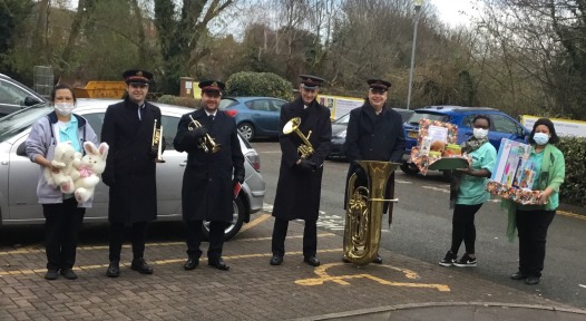 The Salvation Army visits Evedale