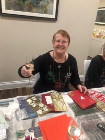 Patricia, telling her story of her life.