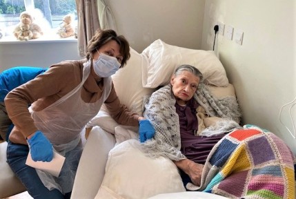 Joyce celebrates her 96th birthday at Winifred Dell