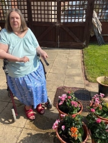Winifred Dell residents make the most of the spring sunshine