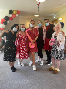Fifties Friday fun at Sherrell House Care Home