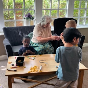 An intergenerational visit