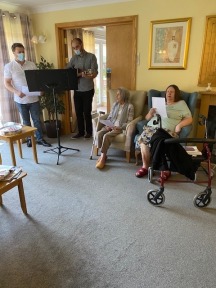 Songs and praise at Winifred Dell