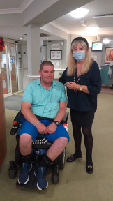 Local care team welcomes well-loved resident volunteer