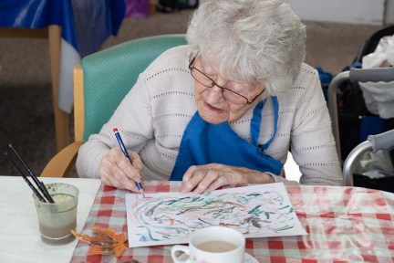 Friary Care’s wonderful art for ‘Art in Care Homes Week’!