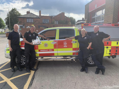 Care home thanks local emergency services