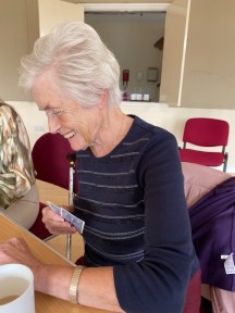 Shirley proves her card skills at the Thursday Together Group