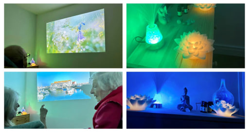 Relaxing in our Namaste room