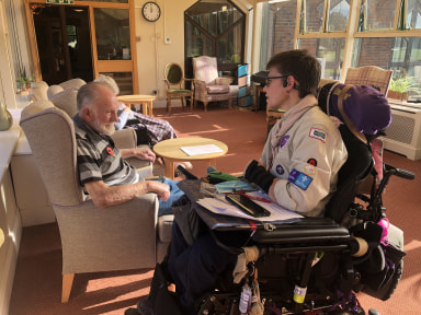 Remembrance Week at Sutton Valence Care Home