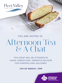 Afternoon tea and a chat
