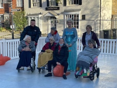 Cool fun as Newstone House residents get their skates on