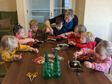 Intergenerational gardening