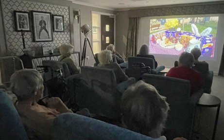 Home movie night
