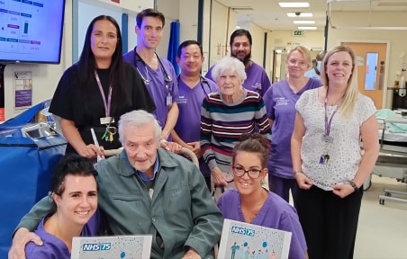 Redditch Care Home Residents thank NHS on 75th anniversary