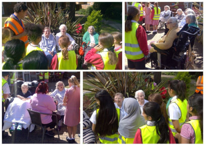 Intergenerational activity at Ashford House