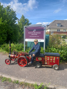 Mini traction engine visit