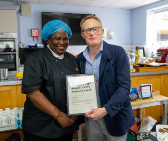 Colleague at Fieldway Care Home attends masterclass at Billingsgate Market