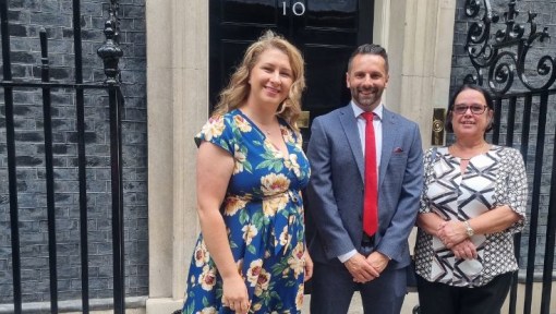 Capwell Grange Care Home managers attend number ten reception