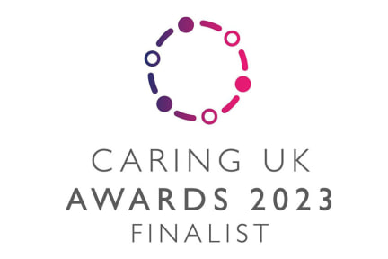 We are finalists in the Caring UK Awards 2023!