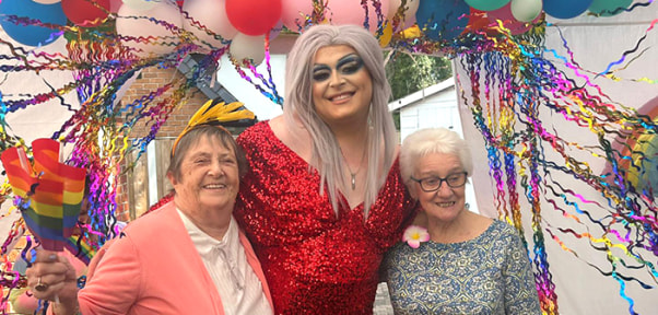 Keate House Residential Home raise the roof at Pride celebration