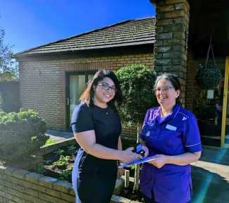 Local Care team celebrate ten years of service at Tixover House