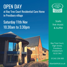 Open Day 11th November 2023 10.30am to 3.30pm