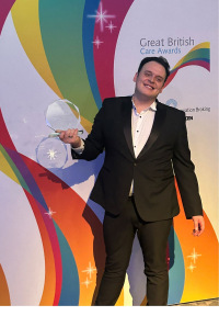 Keate House worker Cameron Rowe wins Great British Care Awards