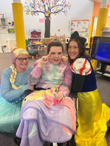 Care home duo transform into Disney Princesses