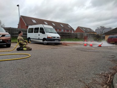 Visit from Loughton Fire Crew!