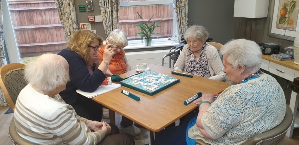 Scrabble Club fun